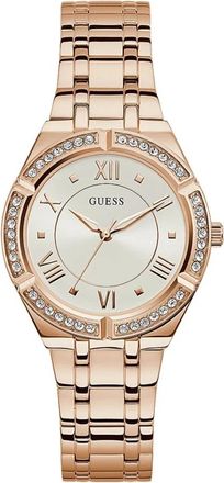 Guess Analog-Quarzuhr aus Edelstahl - - Accessories - Damen - Gelb - ONE SIZE