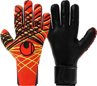 Uhlsport Fire Edition Absolutgrip HN Fit 364 TW-Handschuhe rotschwarz, 9,5 Unisex