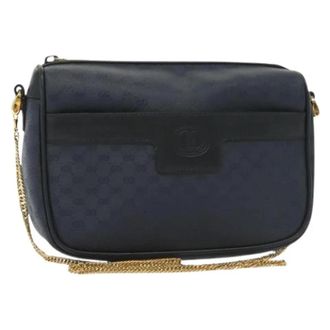 Gucci Pre-owned Canvas Crossbody Bag - - Pre-owned - Damen - Blau - ONE SIZE