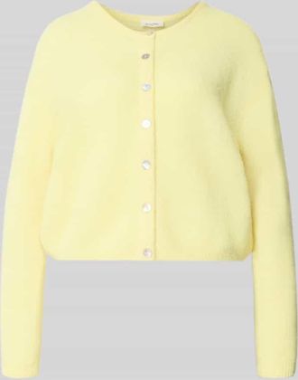 American Vintage Relaxed Fit Strickjacke aus Woll-Mix mit Leinen-Anteil