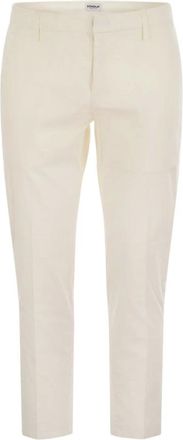 Dondup Homme, Pantalons, Blanc, Taille: W36 Alfredo Pantalon Slim-fit