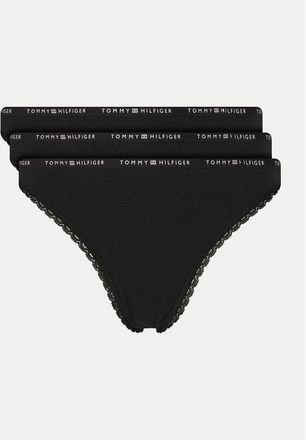 Tommy Hilfiger String-Set UW0UW05954 Schwarz
