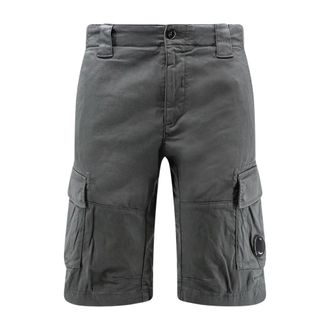 C.P. Company C.p. Company, Homme, Shorts, Gris, Taille: M Cotton Cargo Bermuda Shorts