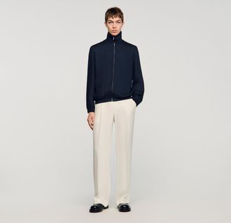 Sandro Blouson mit Stehkragen