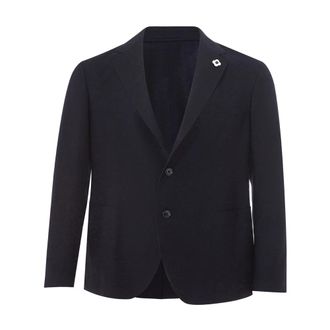 Lardini Zwei-Knopf-Jacke - - Jackets - Herren - Blau - XL