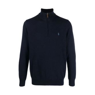 Polo Ralph Lauren Lang&auml;rmliger Pullover - - Knitwear - Herren - Blau - XS
