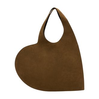 Coperni Double Heart Shoulder Bag - Brown