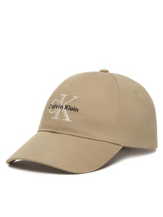 Calvin Klein Cap Monologo Embroidery Baseball Cap LV04G5004G Beige