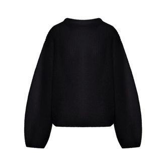 Toteme Mohair Blend Rib Knit - - Knitwear - Damen - Schwarzk - M