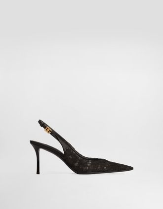 Dolce & Gabbana Slingback - Frau Pumps Und Slingbacks Schwarz 40.5