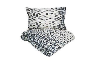 Gabel Parure copripiumino matrimoniale Millionen Doppelbett, Baumwolle, Königsblau