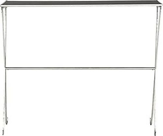 Safavieh Modern Accent Table with Iron Legs, in Silver and Black, 106 X 33 X 90.17