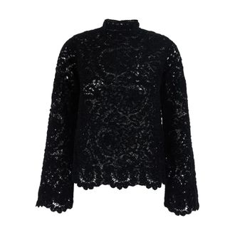 Semicouture Spitzen-Pulli - - Blouses & Shirts - Damen - Schwarzk - XS