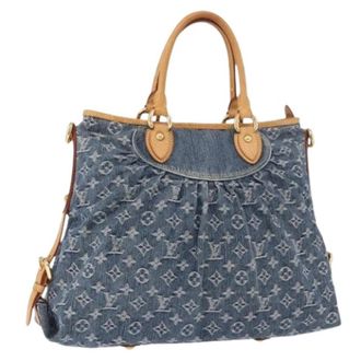 Louis Vuitton Pre-owned Vintage Monogram Denim Schultertasche - - Pre-owned - Damen - Blau - ONE SIZE