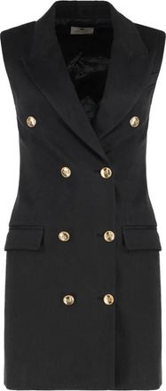 Elisabetta Franchi Femme, Robes, Noir, Taille: 34 FR Elegant Formal Dress