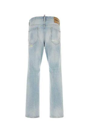 Dsquared2 Distressed Cotton Jeans - Navy