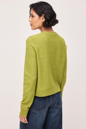 Next Strickjacke Superweiche Strickjacke mit Rundhalsausschnitt (1-tlg)