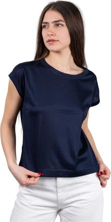 Circolo 1901 Femme, Tops, Bleu, Taille: 44 FR T-Shirt