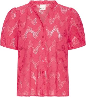 Ichi Ichi, Femme, Blouses et Chemises, Rose, Taille: 44 FR Chemises