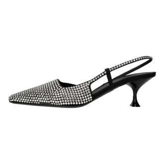 3Juin ISA 055 Cris Satinnero - - Shoes - Damen - Schwarzk - 41 EU