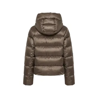Max Mara Quilted Puffer Down Jacket - Brown