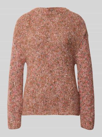 Vila Relaxed Fit Strickpullover aus elastischem Woll-Mix