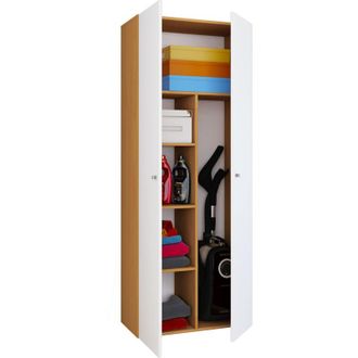 ebuy24 Holz Besenschrank Putzschrank Vandol k