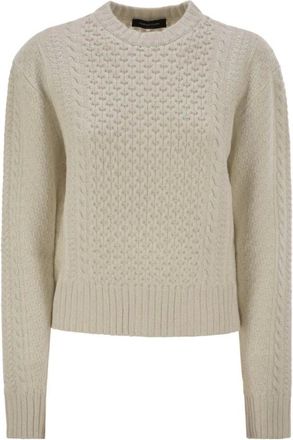 Fabiana Filippi Femme, Pulls, Beige, Taille: 40 FR Platinum Fisherman Jersey