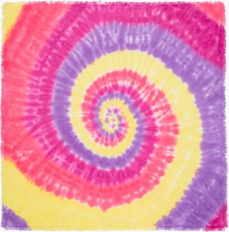 Kujten Grand bandana cachemire tie & dye - Grand Bandana Hachiko Sunny