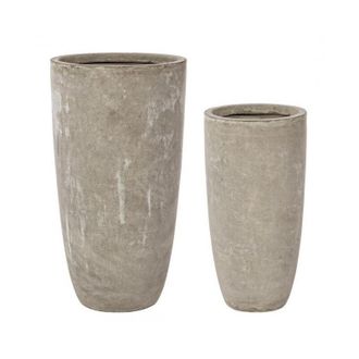 BIZZOTTO Set2 Vase Zement zu Alto Sand