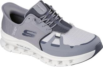 Skechers Glide-Step Pro Herren-Sneaker zum Reinschl&uuml;pfen, Grau/Anthrazit, 45.5 EU Weit