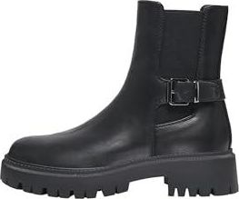 Only Femme Buckle Boot Onllizzo-2 Chelsea Bottines à Boucle, Noir, 37 EU