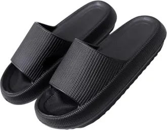 Frcolor Pantoufles Int&eacute;rieures Unisexes De Salle De Bain Confortables Et Antid&eacute;rapantes Pour Chambre Salon