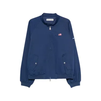 Cole Buxton Logo-print Raglan-sleeve Jacket