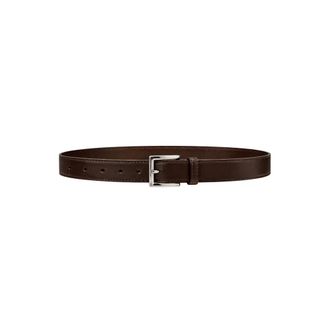 Erika Cavallini Semi Couture Ceinture en cuir - Femme - Accessoires - Brun - Taille: S