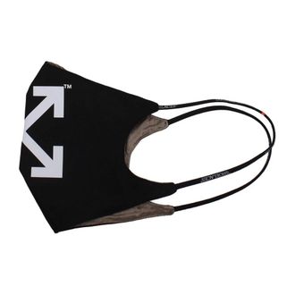 Off-white Baumwoll-Gesichtsmaske - - Accessories - Herren - Schwarzk - ONE SIZE