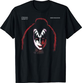 Kiss 1978 Gene Simmons T-Shirt, Herren, Schwarz, S, Klassisches Kurzarm-Rundhals-T-Shirt