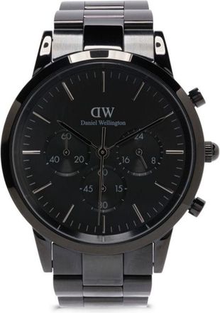 Daniel Wellington Iconic Chronograph Link 42mm - Schwarz