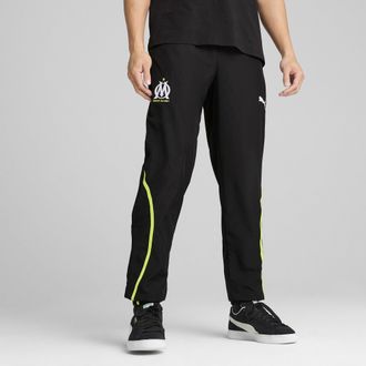 Puma Olympique de Marseille FASTER Gewebte Hose Herren, Kleidung, Schwarz, L