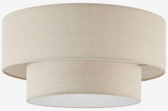 Sklum Plafonnier Lumira SKLUM Beige Lin &Oslash;40 cm