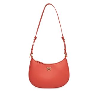 Pinko Handtasche PINKO Half Moon Mini Fl 102790 A0F1 Korallenfarben