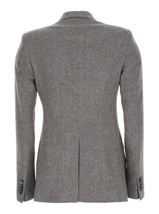Tagliatore Womens Jacket Parigi Wool Grey Blazers