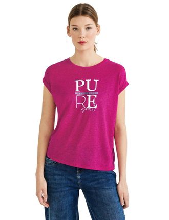 Street One T-Shirt Damen A319211 Oasis Pink 38