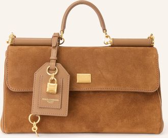 Dolce & Gabbana Handtasche My Sicily Medium braun