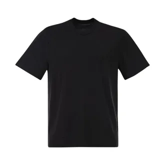 Majestic Filatures T-shirt col rond manches courtes - Homme - Tops - Noir - Taille: XL