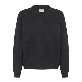 Kaffe Tricots - Femme - Pulls - Gris - Taille: 46 FR