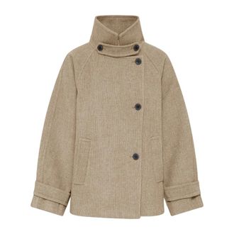 Ichi Ichi, Damen, Jacken, Beige, MGr&ouml;&szlig;e
