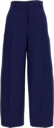 Alberto Biani Femme, Pantalons, Bleu, Taille: 34 FR Wide Pantalons
