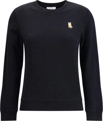 Maison Kitsun&eacute; Damen, Sweatshirts & Hoodies, Schwarzk, MGr&ouml;&szlig;e