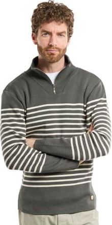 Armor Lux Pull Camionneur rayé en Laine Heritage